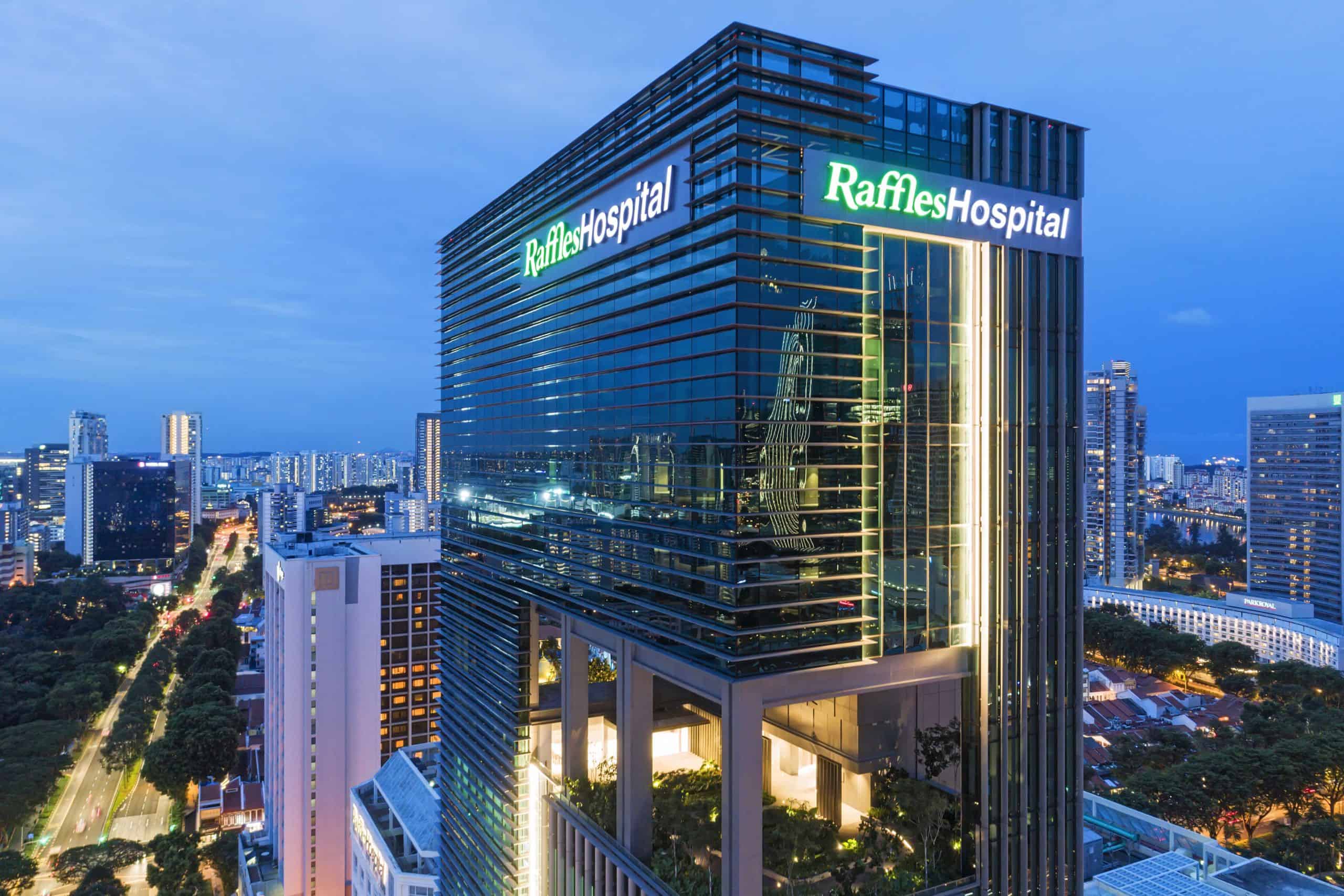 Prendre rendez-vous avec Hôpital Raffles, Singapour