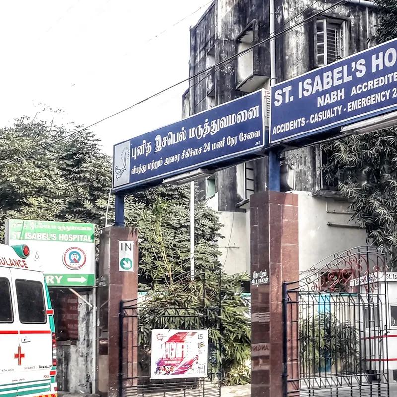 Book Appointment with St.Isabel's Hospital, Chennai