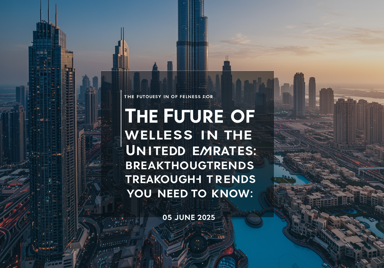 The Future of Wellness in United Arab Emirates: Breakthrough Trends You ...