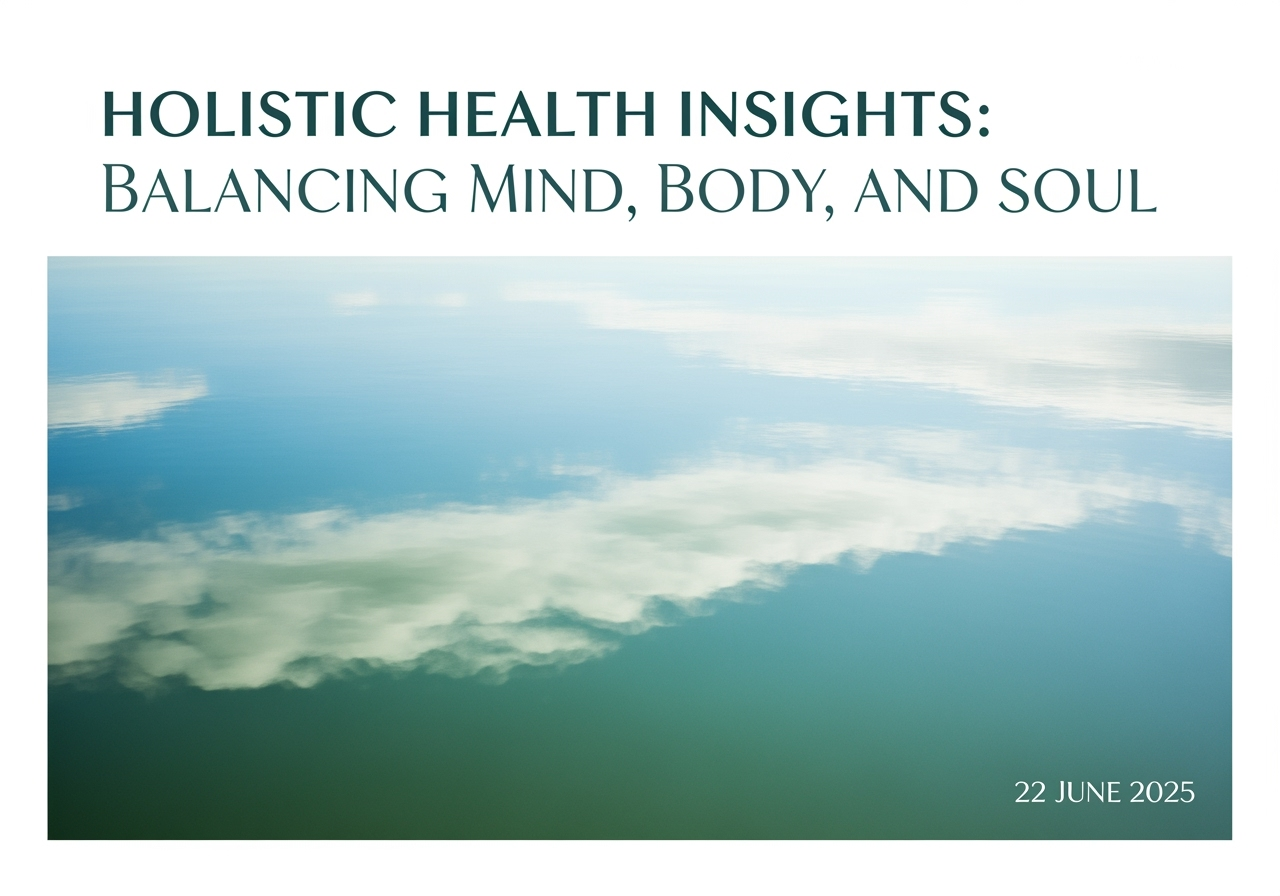Holistic Health Insights: Balancing Mind, Body, and Soul, 22 June 2025 ...