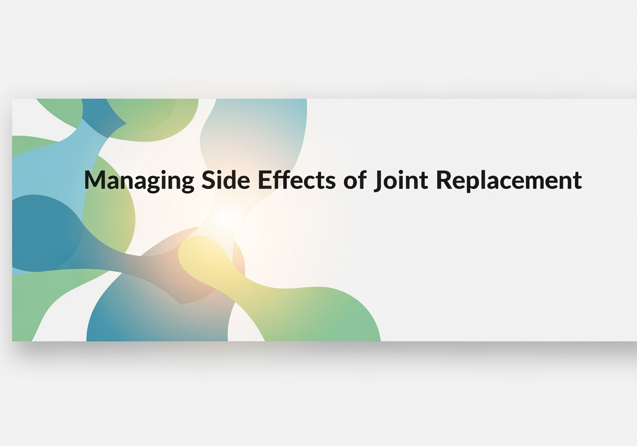 Managing Side Effects of Joint Replacement with Healthtrip Doctors ...