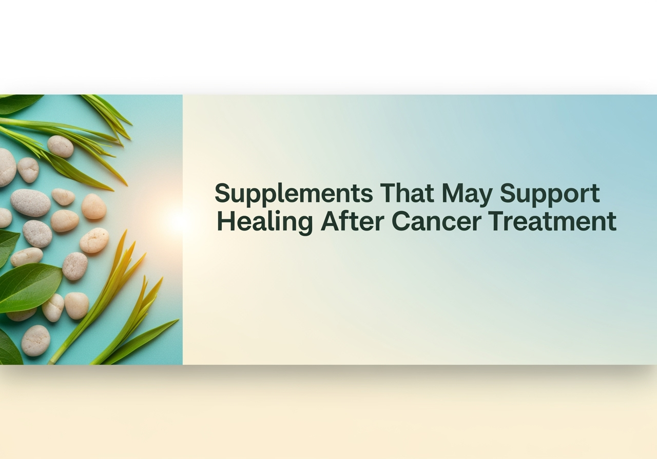 Supplements That May Support Healing After Cancer Treatment | HealthTrip